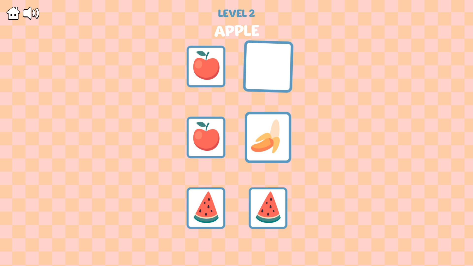 Memory Game Fruits - HTML5 Educational Game - Construct 3 by 2dragontails